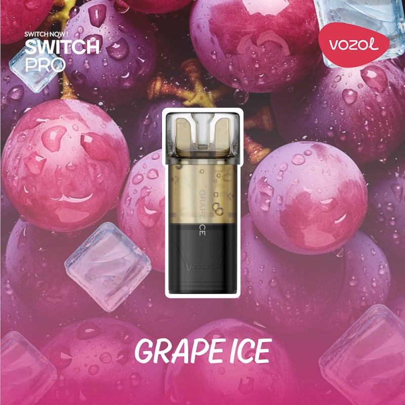 Cartus de unica folosinta SWITCH PRO GRAPE ICE » Vozol